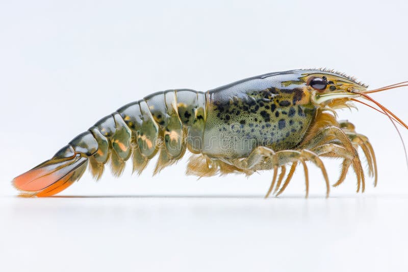 A Small Crustacean on a Plain Background Stock Photo - Image of ...