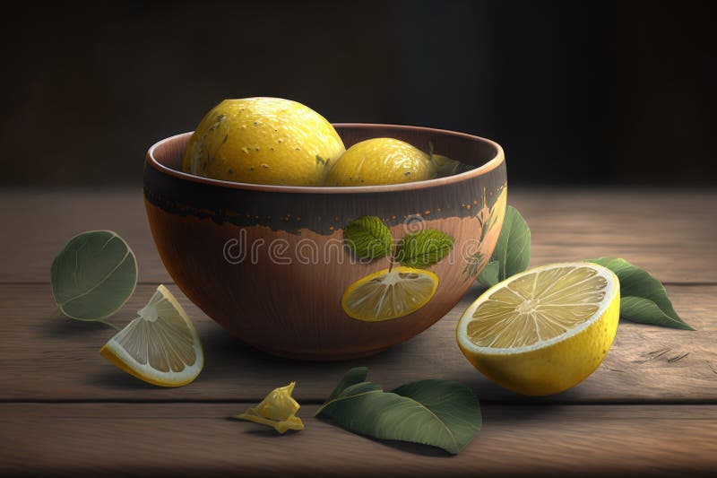 A Small Cup of Freshly Squeezed Lemon Juice Stock Illustration ...