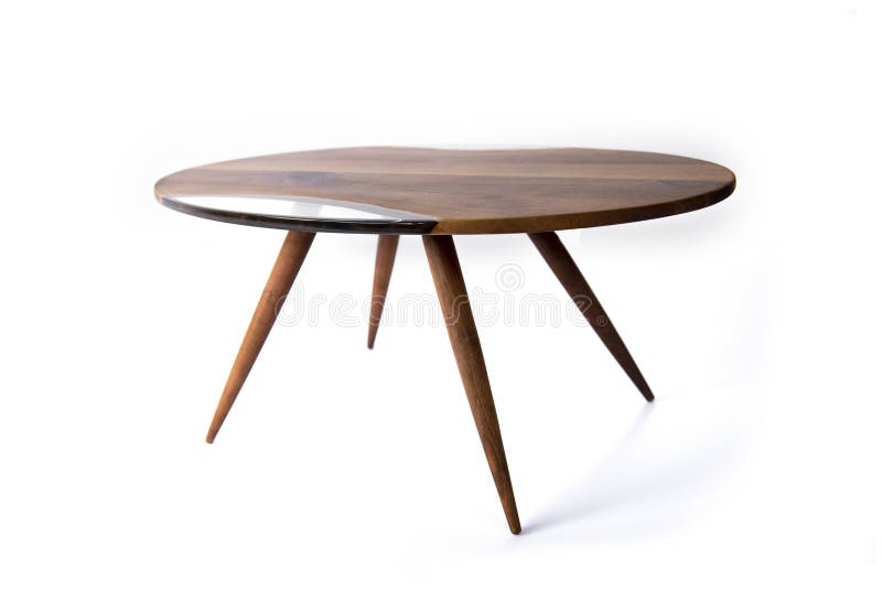 Small Custom Made Coffee Table Stock Image - Image of cuisine, coffee ...