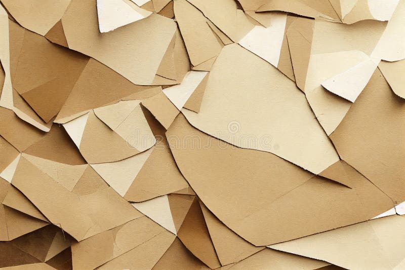 Small Cut Pieces of Vintage Beige Paper Texture for Background Stock ...