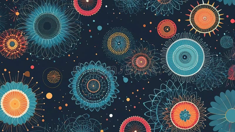 Small Cute Geometric Patterns, Complex Geometric Patterns Vector ...