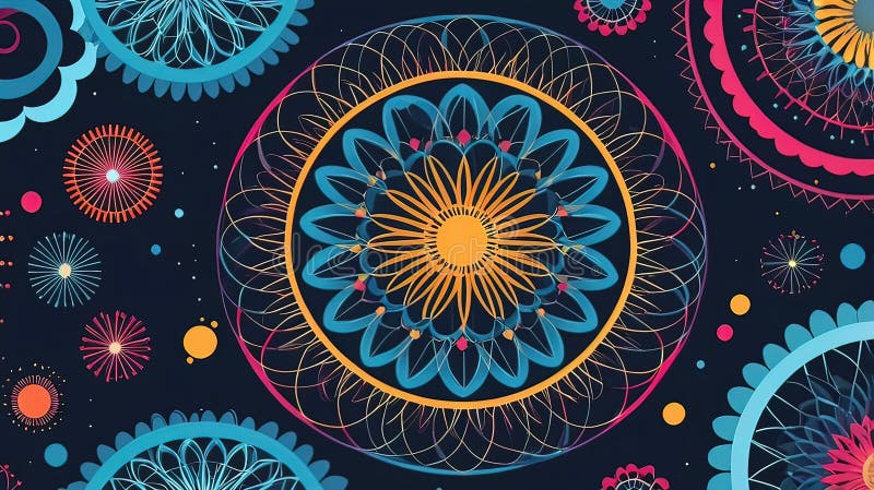 Small Cute Geometric Patterns, Complex Geometric Patterns Vector ...