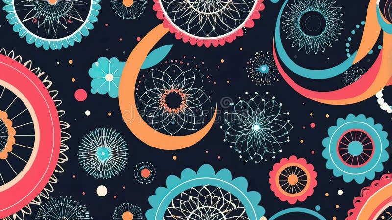 Small Cute Geometric Patterns, Complex Geometric Patterns Vector ...