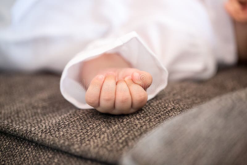 Small newborn baby hands stock photo. Image of skin - 120923886