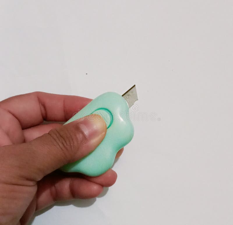 Small Cutter To Open Package Easier Stock Image - Image of cutter ...