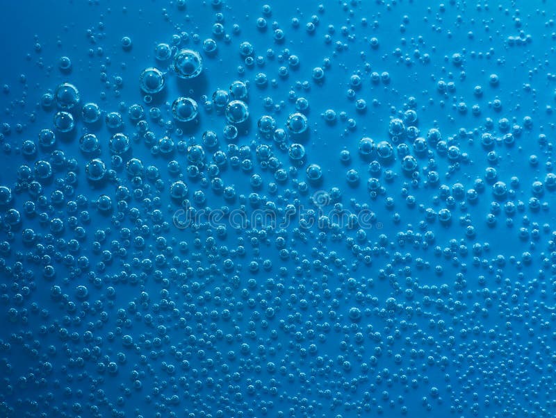 Small Cyan Abstract Water with Bubbles. Stock Photo - Image of ...