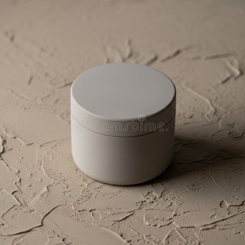 Cylindrical Matte White Container Stock Illustrations – 1,397 ...