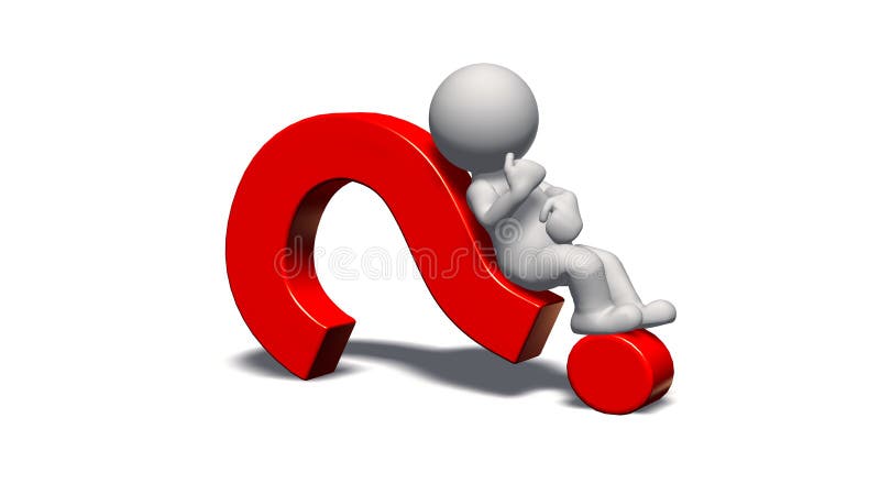 3d Small People Question Mark Stock Illustrations – 251 3d Small People ...