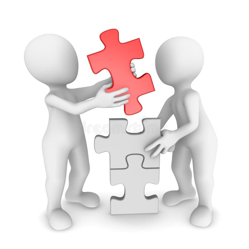 Working Together Puzzle 46,200+ Teamwork Puzzle Stock Illustrations,