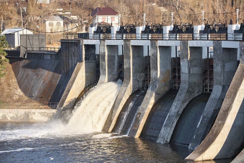 A small dam. stock photo. Image of hoover, power, powerful - 98768198