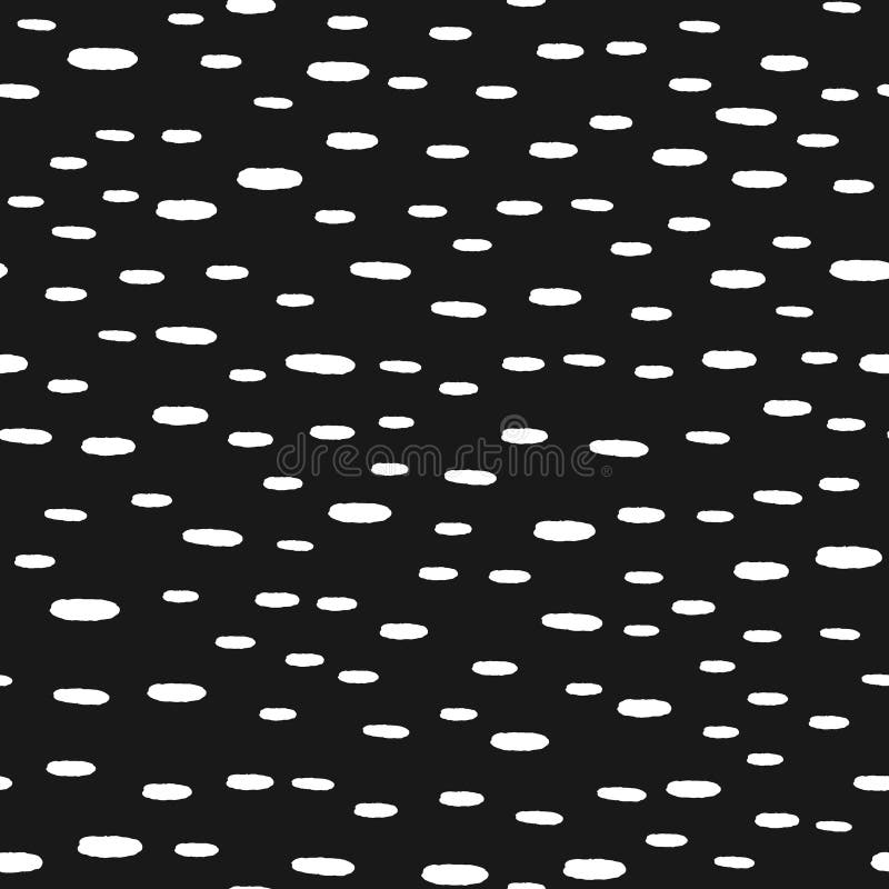 Small Dash Background. Retro Black and White Texture. Simple Seamless ...
