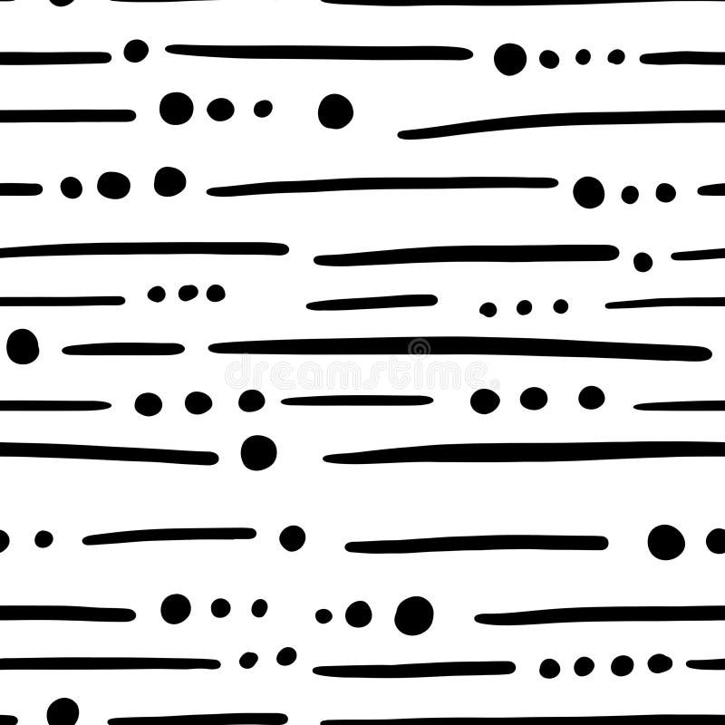 Small Dash Pattern. Seamless Minimal Dash Pattern, Small Elements ...