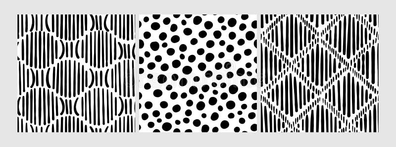 Small Dash Patterns Set. Seamless Minimal Dash Pattern, Small Elements ...