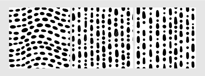 Small Dash Patterns Set. Seamless Minimal Dash Pattern, Small Elements ...