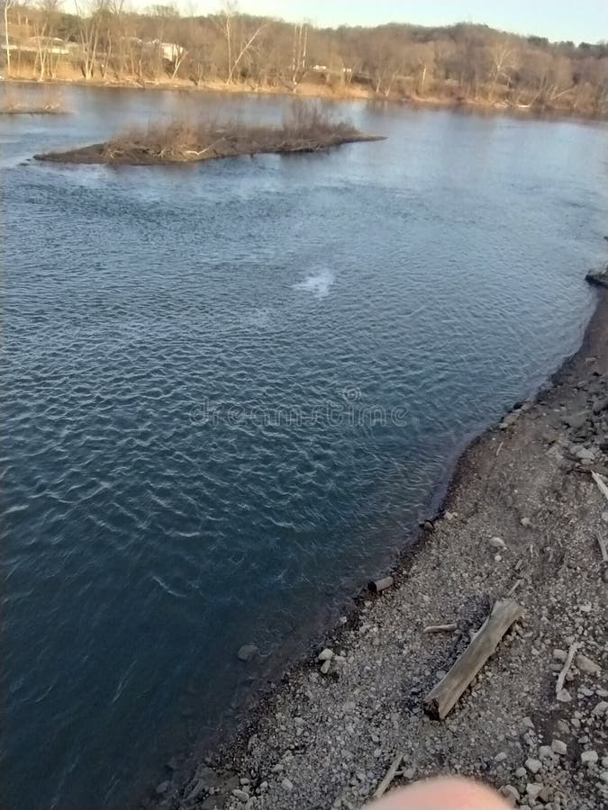 Small Dead Island Holding on To the Last Bit of Life before Swallowed ...