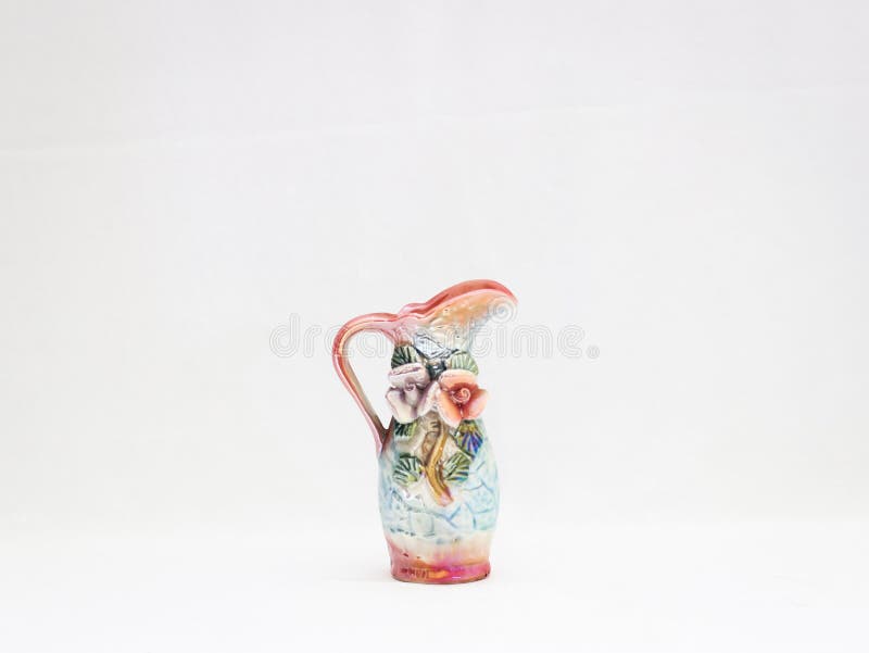 Small Decorated Fragile Flower Vase Stock Photo - Image of figurine ...