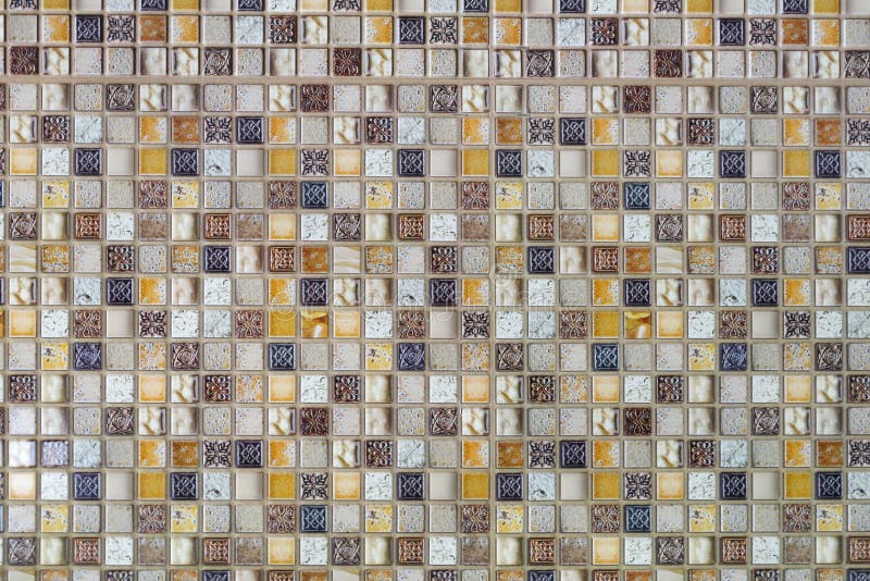 Small Decorative Wall Mosaic Tile Stock Photo - Image of modern, lines ...