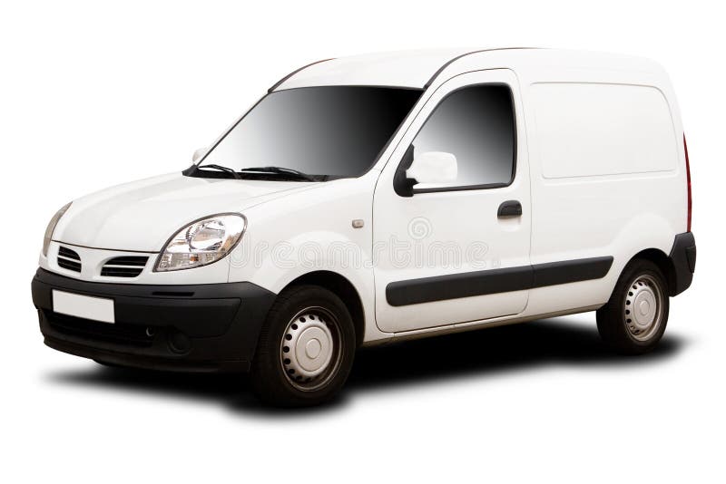 Small Delivery Van stock image. Image of industrial, tail - 10893255