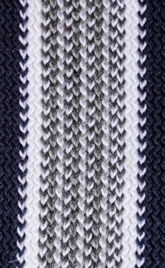 Small and Dense Knitted Texture Knitting Threads of Blue Shades. Fine ...