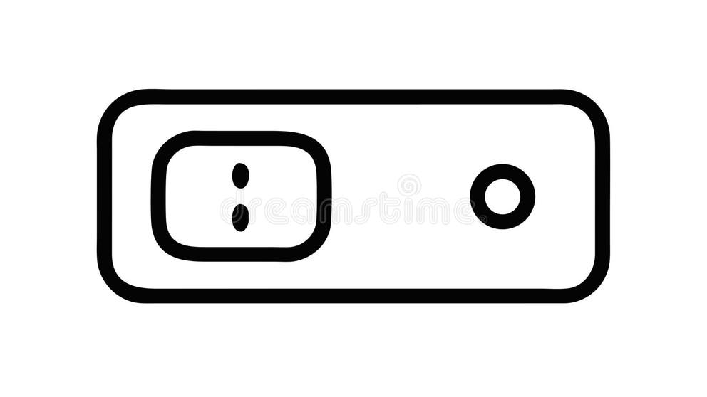 Small Device Panel Icon for Display and Interface, Vector Design Generative AI Stock Vector ...