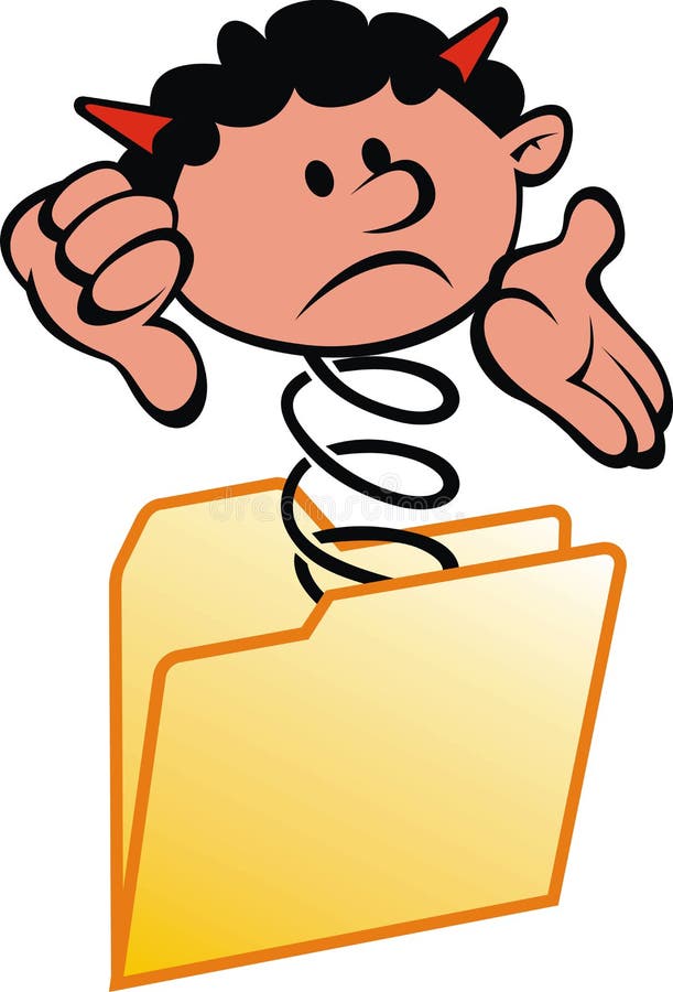 Computer Folder Icon with Stethoscope, 3D Rendering Stock Illustration ...