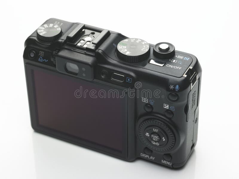 Digital Camera Isolated on White Stock Photo - Image of camera, white ...