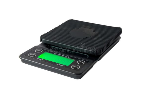 Small Digital Weighing Scale for Dip Stock Image - Image of concept ...