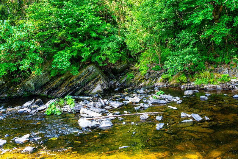 Dirty Stream of Melted Snow Flows To the River Stock Image - Image of ...