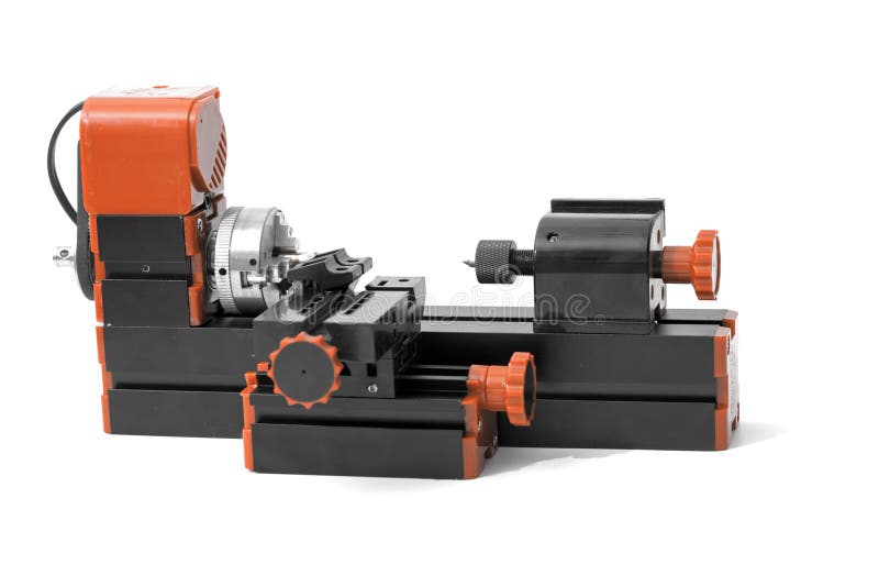 Small Diy Turning Lathe Machine for Education and Hobby Stock Image ...