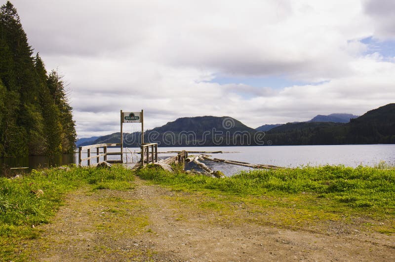 Small Dock at the Town of Holberg Editorial Photo - Image of ...