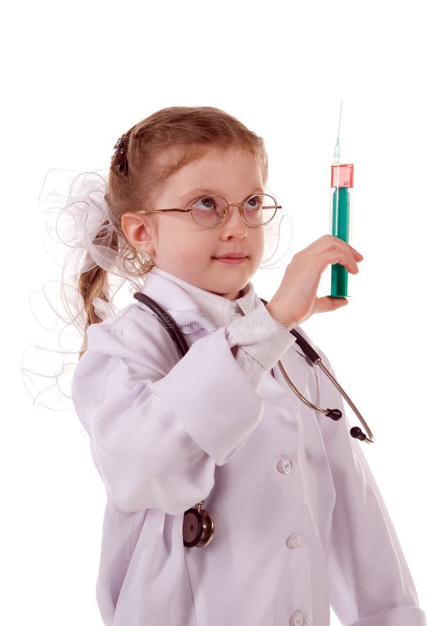 Little doctor stock photo. Image of listening, kids, children - 2620342