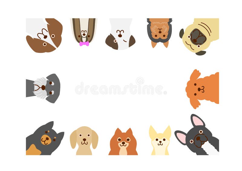 Dogs Frame Stock Illustrations – 3,726 Dogs Frame Stock Illustrations ...