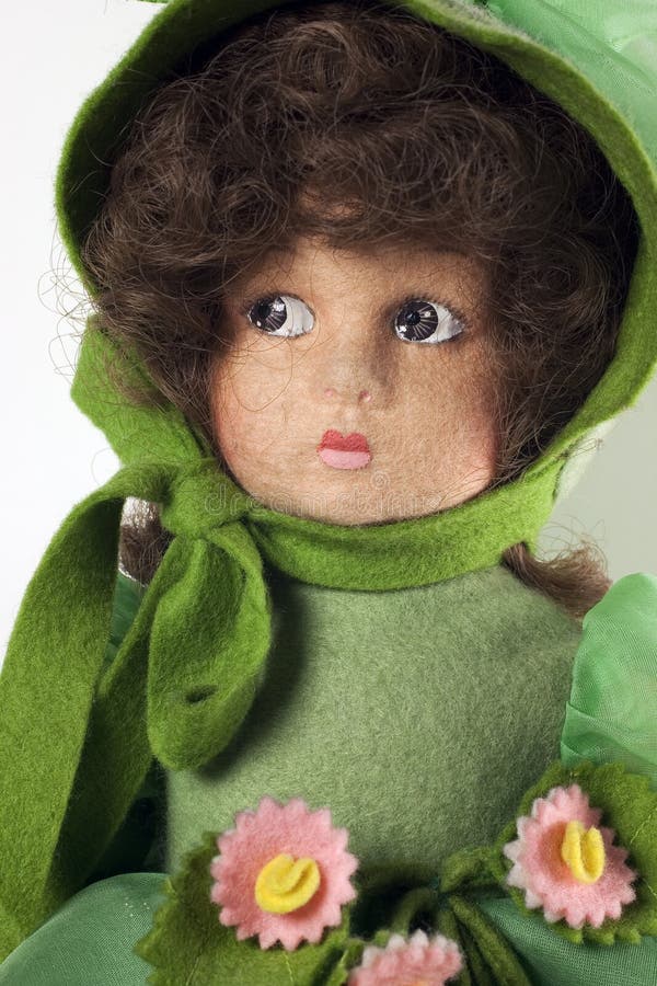 The small doll stock photo. Image of swit, bottom, flowers - 15185558