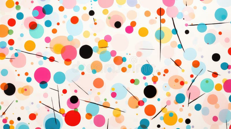 Small dots randomly moving stock illustration. Illustration of wrapping ...