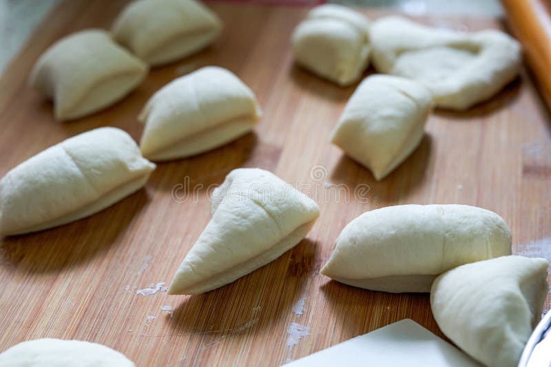Small Dough Making Steamed Buns Chinese Kitchen Stock Photos - Free ...