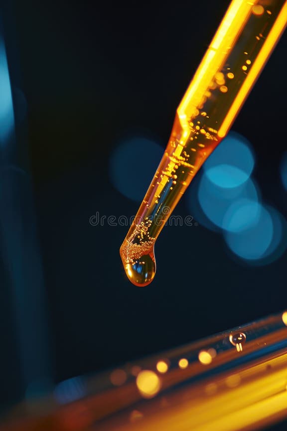A Small Drop of Liquid Resting on the Surface of a Pipe. Can Be Used To ...