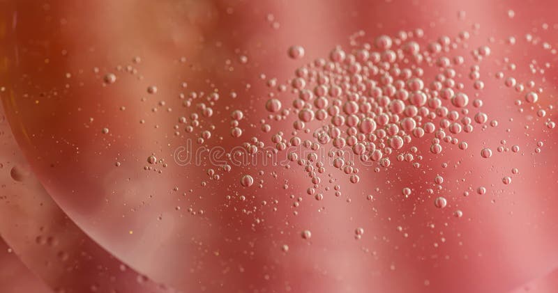 Small Drops of Oil in Water, Macro Photo, Stock Illustration ...