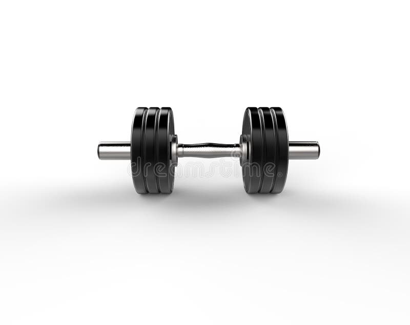 Small Dumbbell Weight stock illustration. Illustration of building ...