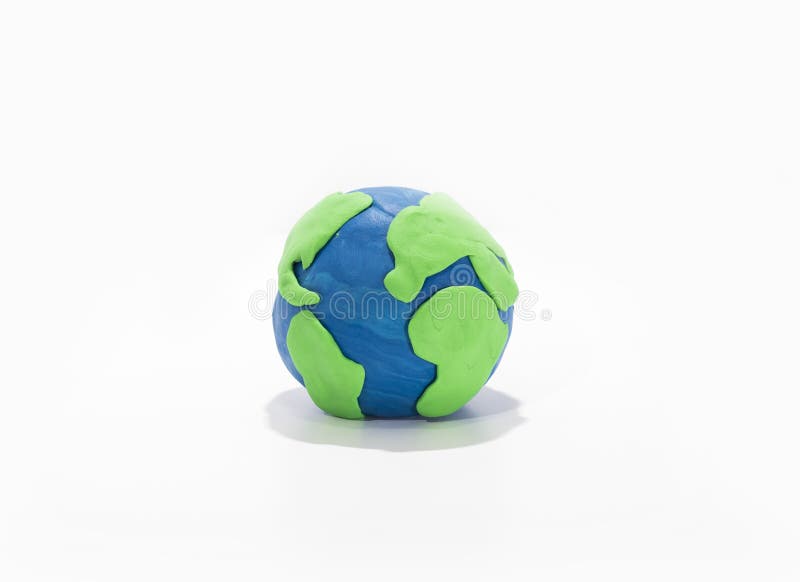Small Earth Model with Human Hands. Stock Image - Image of democracy ...