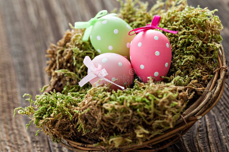 Small easter basket stock photo. Image of colors, nest - 29896466