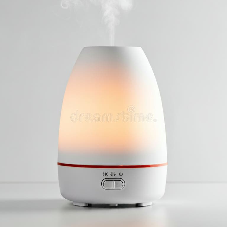 A Small, Egg-shaped Ultrasonic Diffuser and Humidifier with a Smooth ...