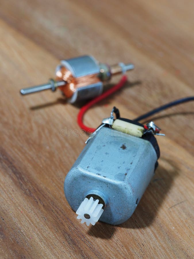 Small Electric Motor Isolated on White Background Stock Image - Image ...