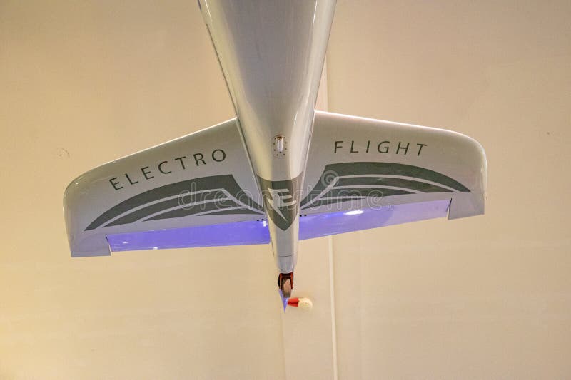 Small Electric Plane Inside the Science Museum Editorial Stock Photo ...