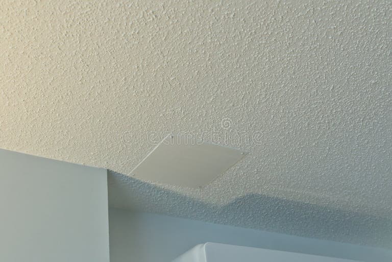 Small Electrical Access Panel on Indoor Wall Stock Photo - Image of ...