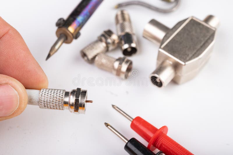 Small Electrical Work in Home Workshops. Connectors for Home TV ...