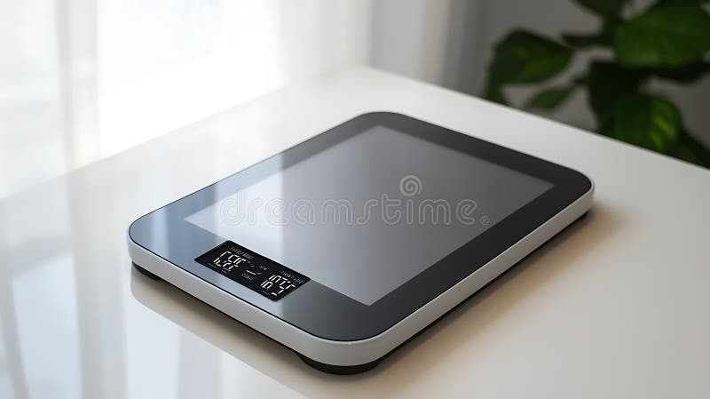 A Small Electronic Device with a Screen and a Black Stock Image - Image ...