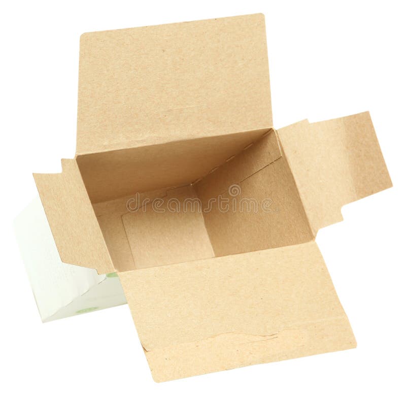 Small Empty Grocery Box stock photo. Image of little - 39064976