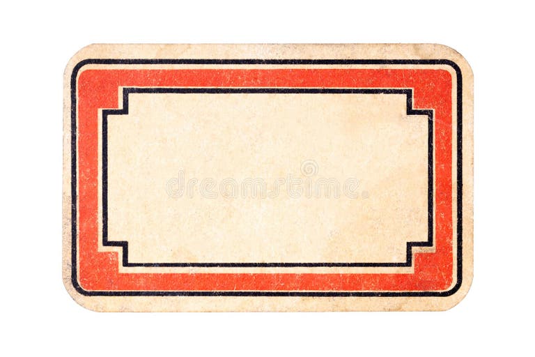Vintage Name Tag Sticker Stock Photos - Free & Royalty-Free Stock ...