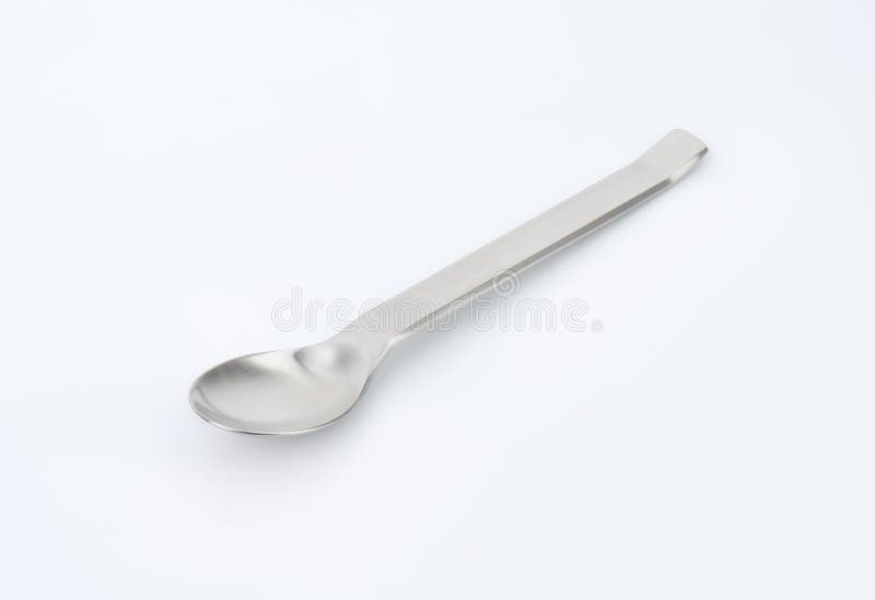 Empty spoon stock image. Image of matt, metal, spoon - 52001631
