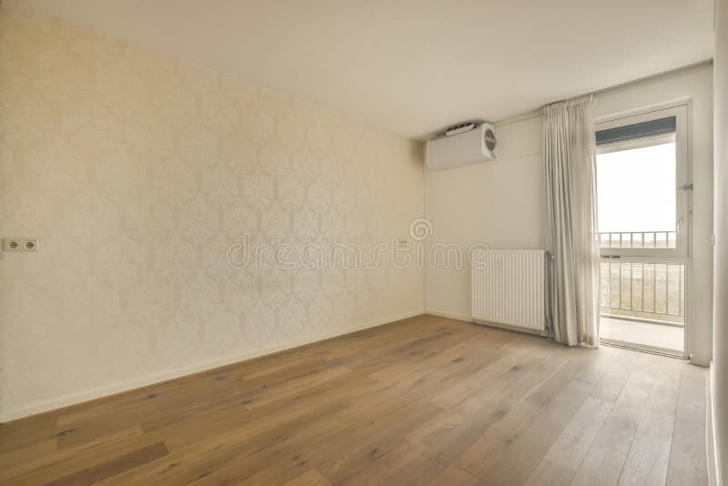 A Small Empty Room in a Modern House Stock Image - Image of hall ...